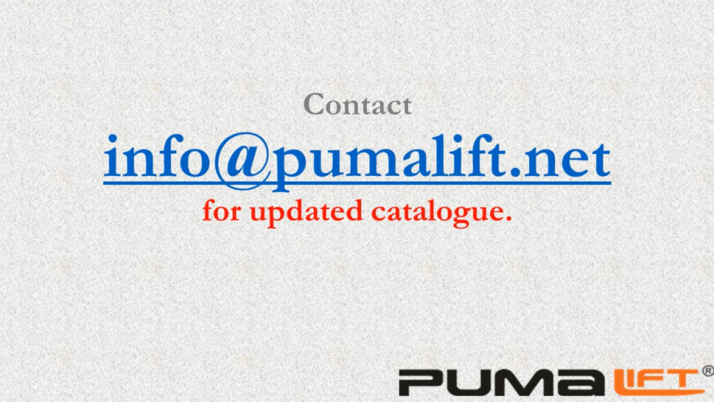 Contact Puma Lift Pvt. Ltd.,